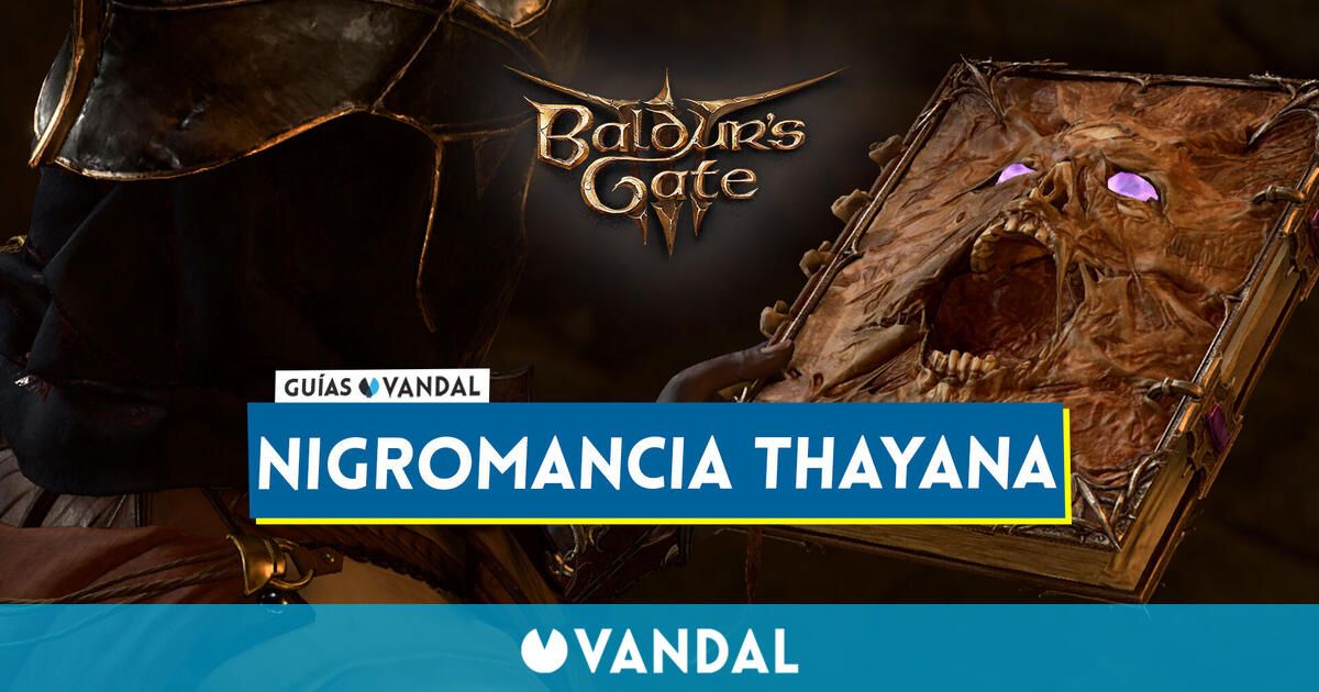 Baldur's Gate 3: Cómo conseguir y leer el libro de nigromancia thayana