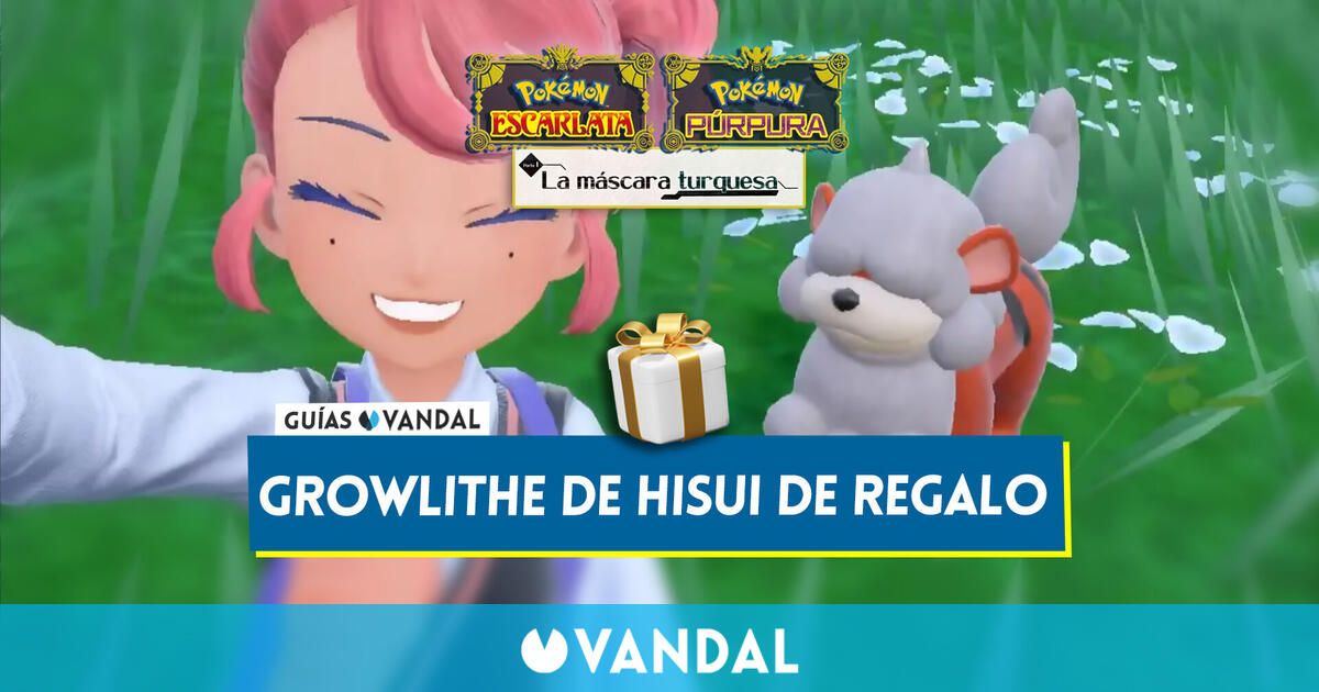 Cómo conseguir un Growlithe de Hisui de regalo en Pokémon La máscara ...