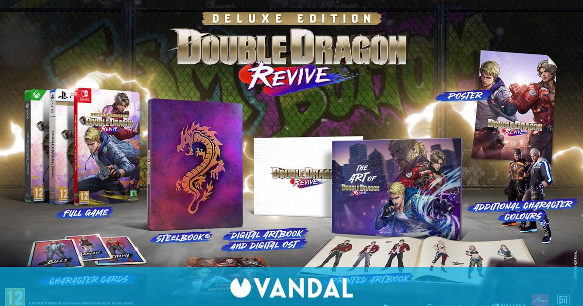 Consigue la Deluxe Edition de Double Dragon Revive en exclusiva en GAME y llévate un juego de ...