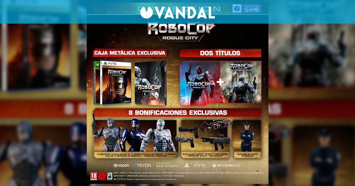 Ya puedes reservar Robocop Rogue City Collection de forma exclusiva en ...