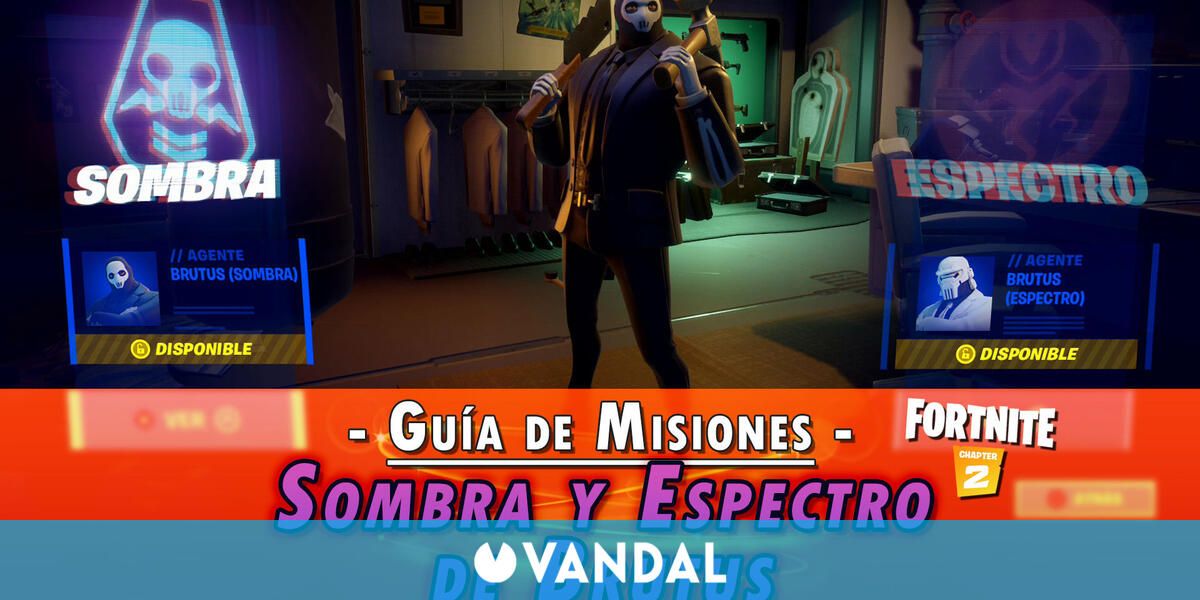 Desafío Fortnite: Misiones de Sombra y Espectro de Brutus - SOLUCIÓN