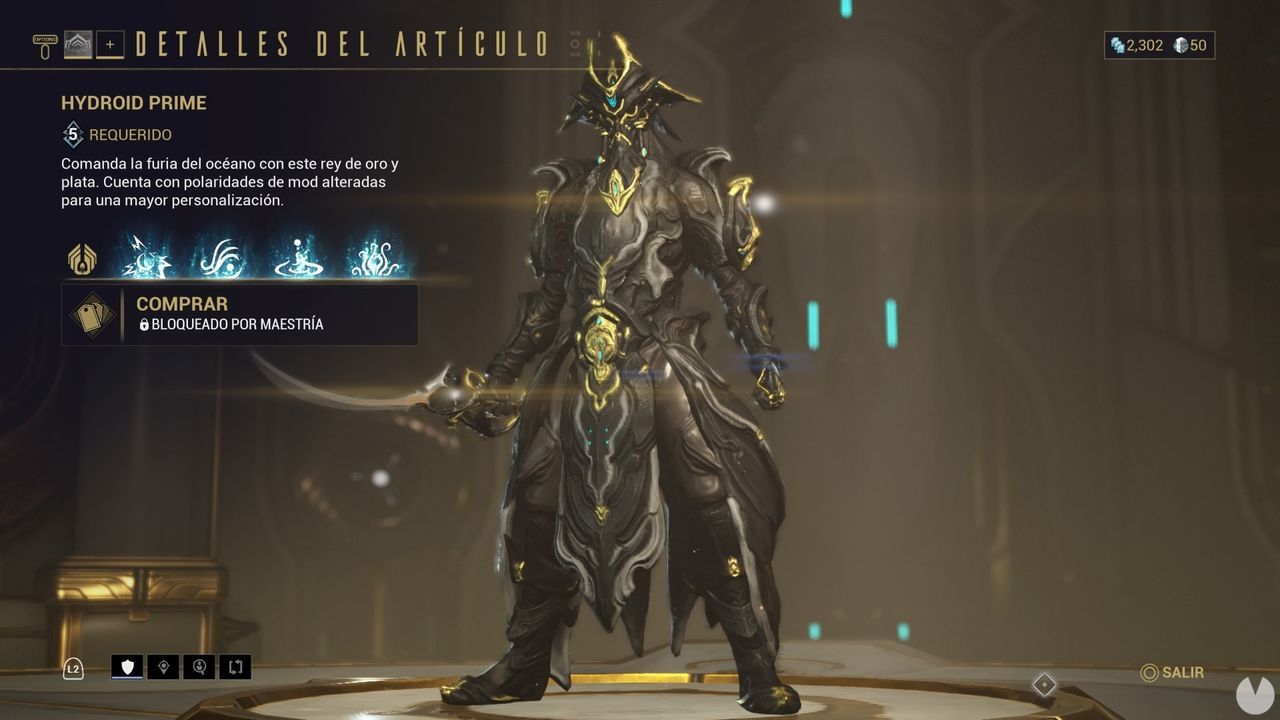 Warframe Hydroid Prime: cómo conseguirlo, planos, requisitos y estadísticas