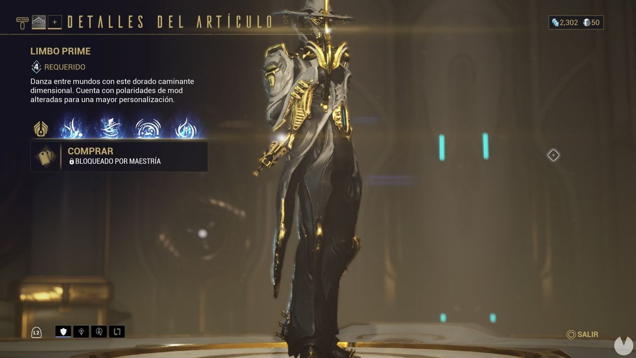Warframe Limbo Prime: cómo conseguirlo, planos, requisitos y estadísticas