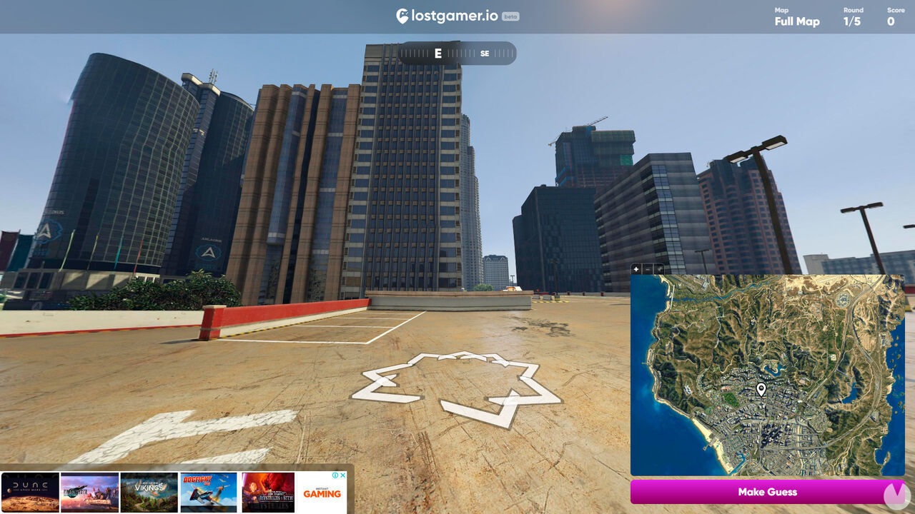 Lostgamer, la página que te desafía a adivinar en qué punto de mapas de ...