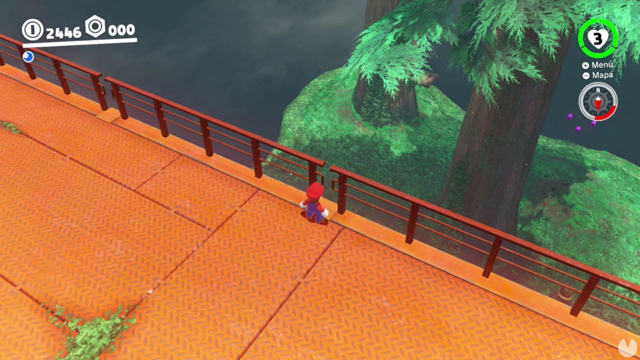 Reino Arbolado en Super Mario Odyssey: Energilunas y secretos