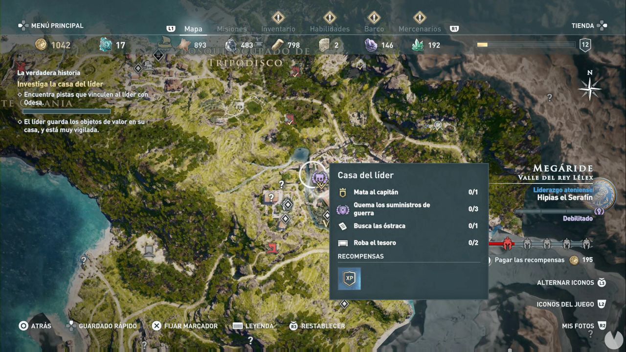 Megáride en Assasin's Creed Odyssey: TODAS las ubicaciones