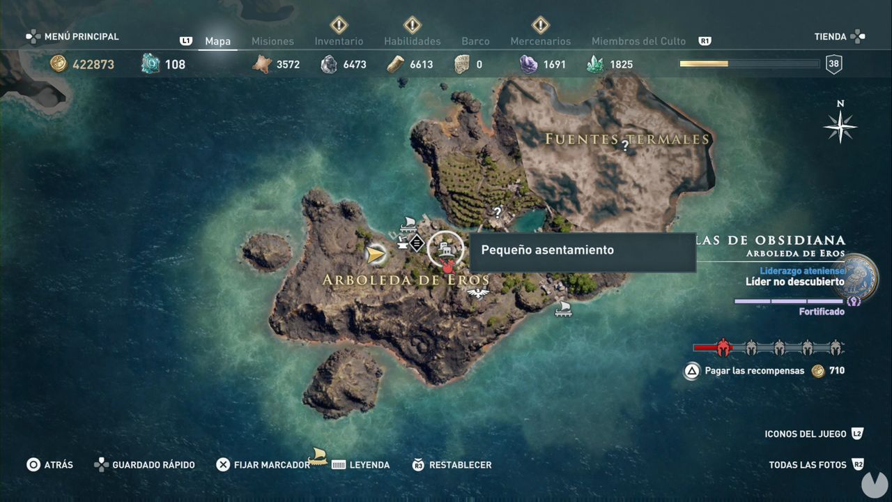Islas de obsidiana en Assasin's Creed Odyssey: TODAS las ubicaciones