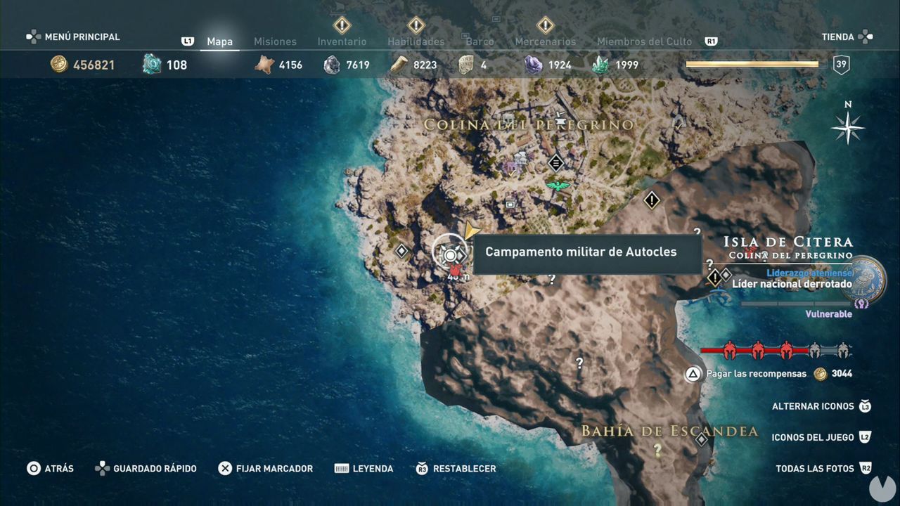 Isla de Citera en Assasin's Creed Odyssey: TODAS las ubicaciones