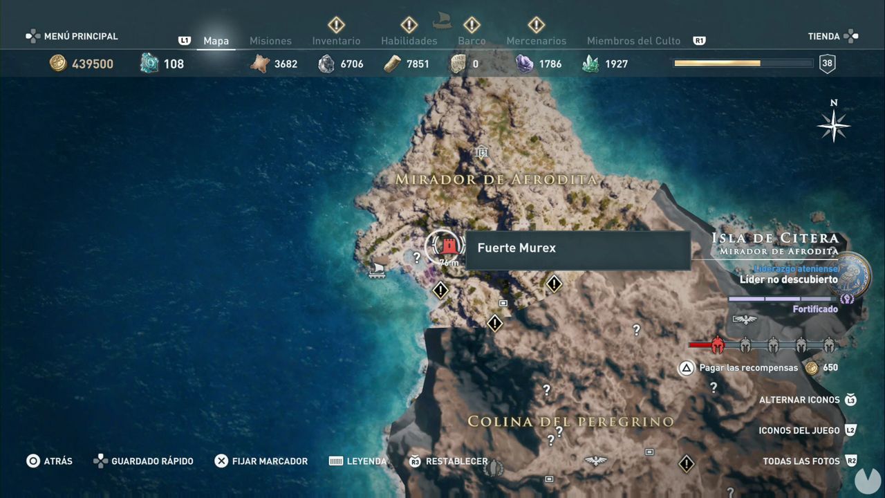 Isla de Citera en Assasin's Creed Odyssey: TODAS las ubicaciones