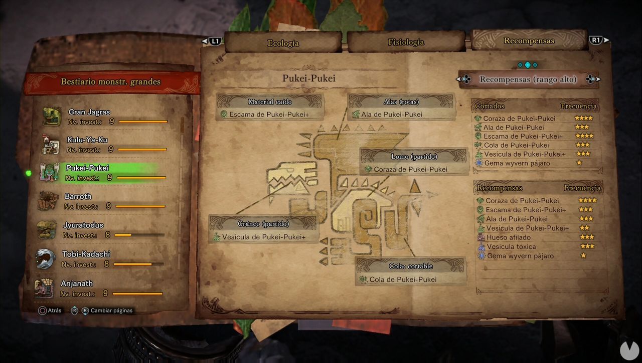 Pukei-Pukei en Monster Hunter World: cómo cazarlo y recompensas