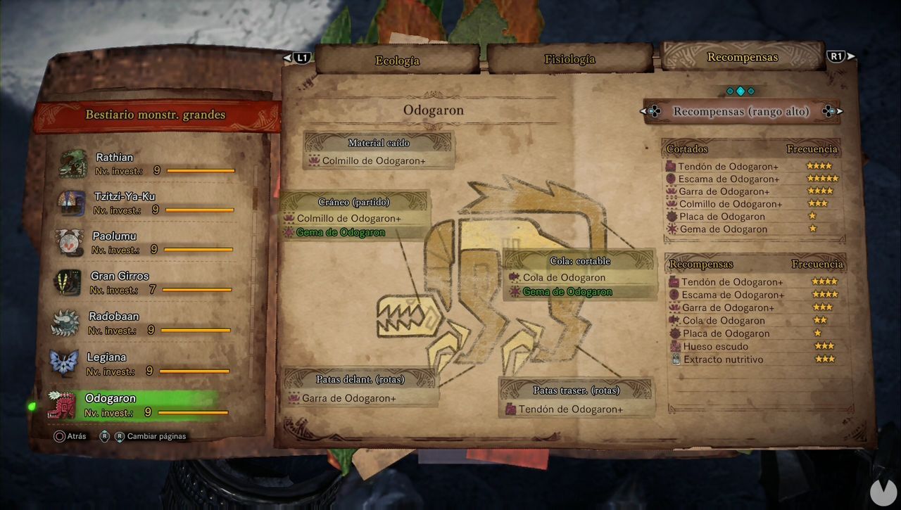 Odogaron en Monster Hunter World: cómo cazarlo y recompensas