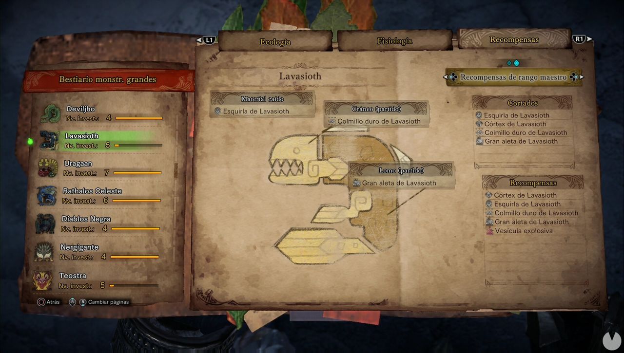 Lavasioth en Monster Hunter World: cómo cazarlo y recompensas