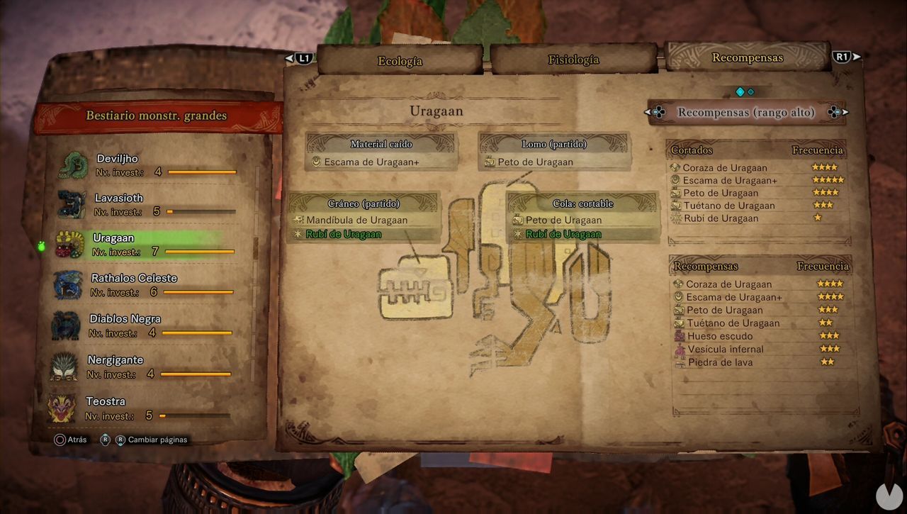 Uragaan en Monster Hunter World - Localización, drops y consejos