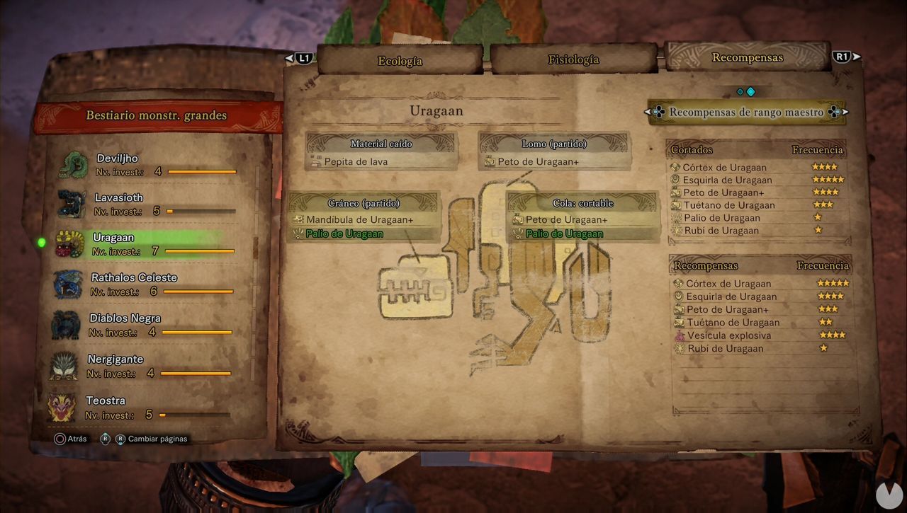 Uragaan en Monster Hunter World - Localización, drops y consejos