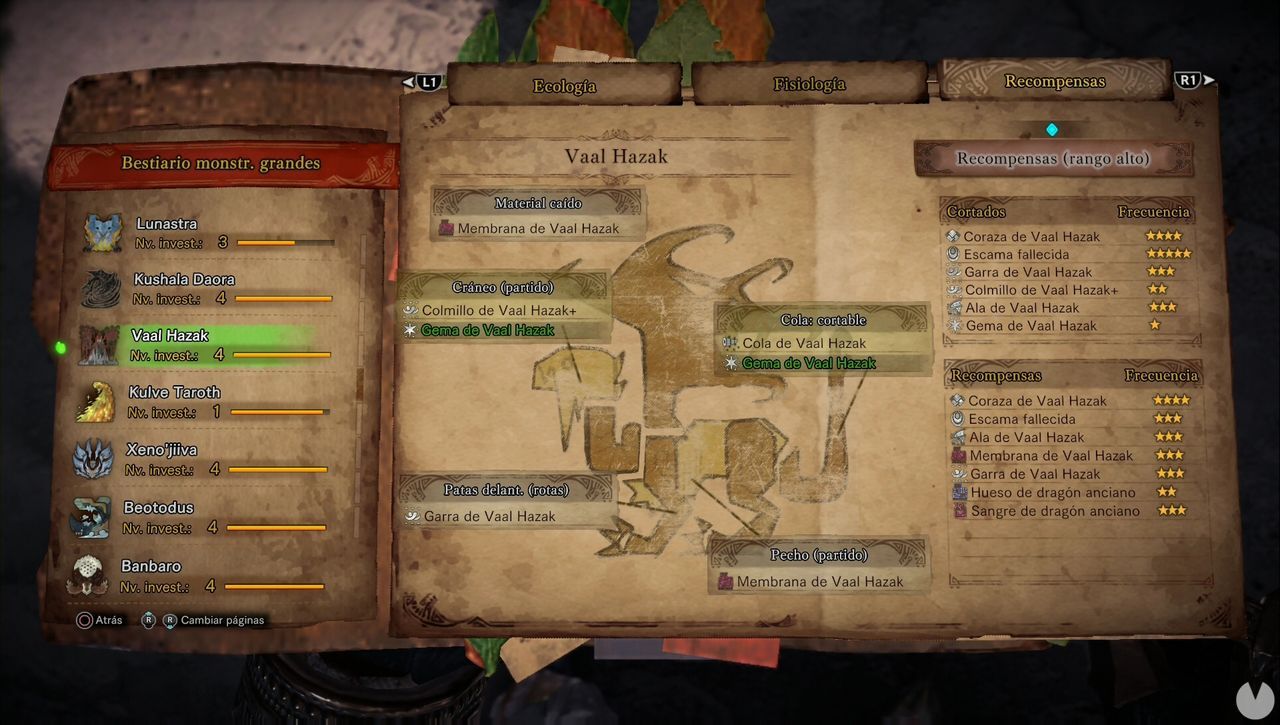 Vaal Hazak en Monster Hunter World: cómo cazarlo y recompensas