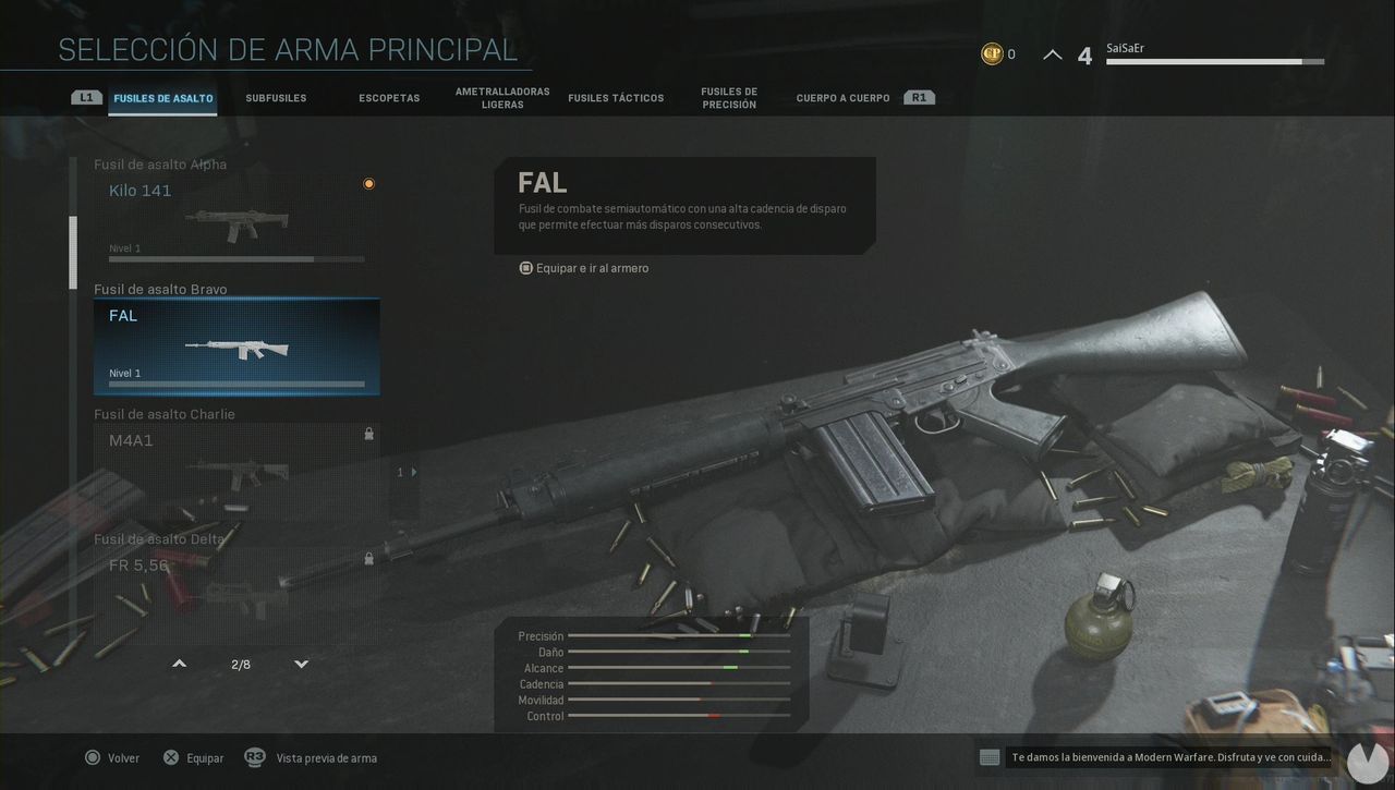 TODAS las armas y estadísticas de Call of Duty: Modern Warfare (2019)