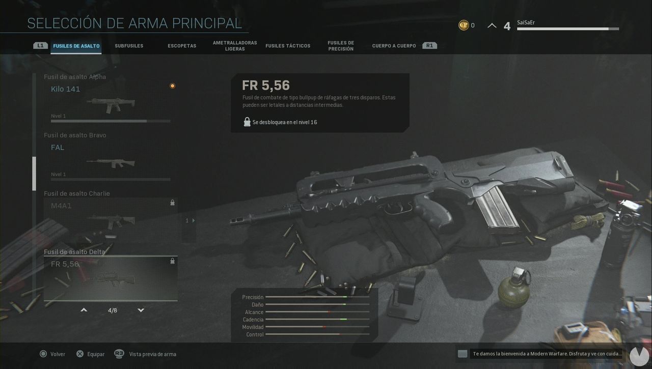 TODAS las armas y estadísticas de Call of Duty: Modern Warfare (2019)