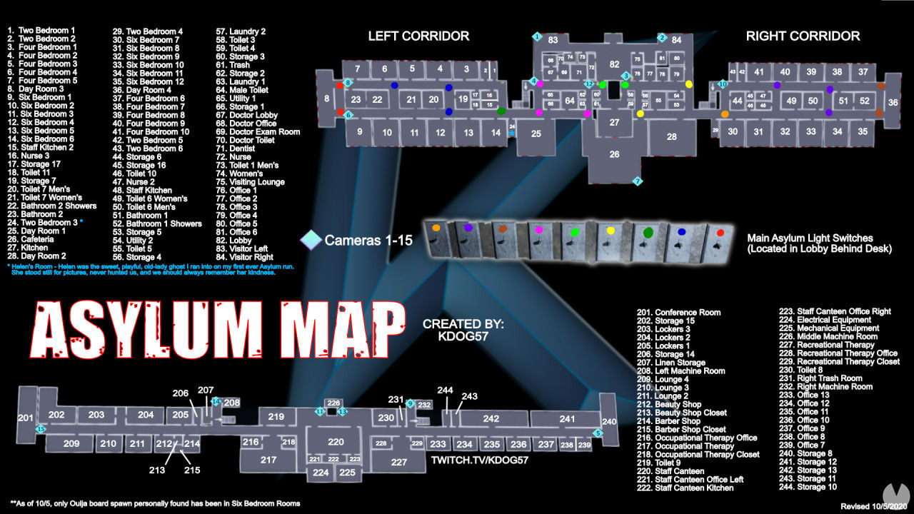 Phasmophobia: Todos los mapas disponibles, detalles y características