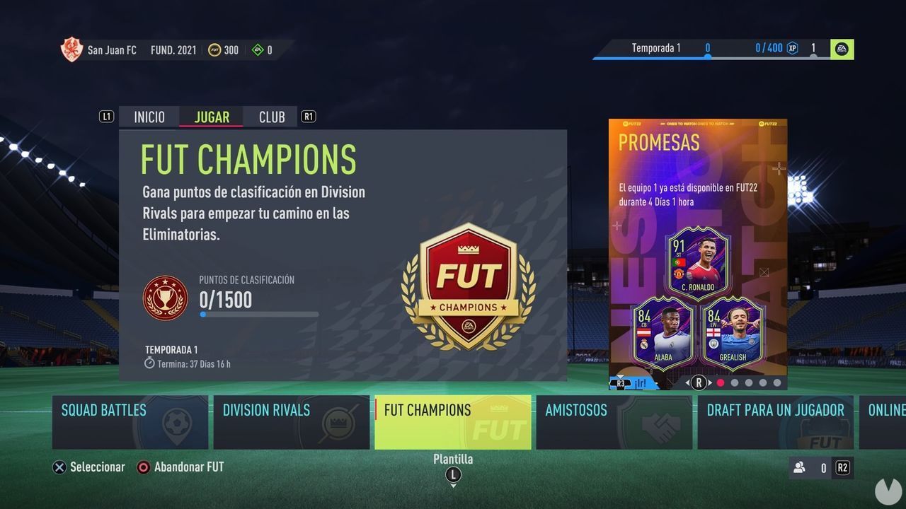 Fifa 22 Recompensas Fut Champions Cuándo Se Dan Y Rangos