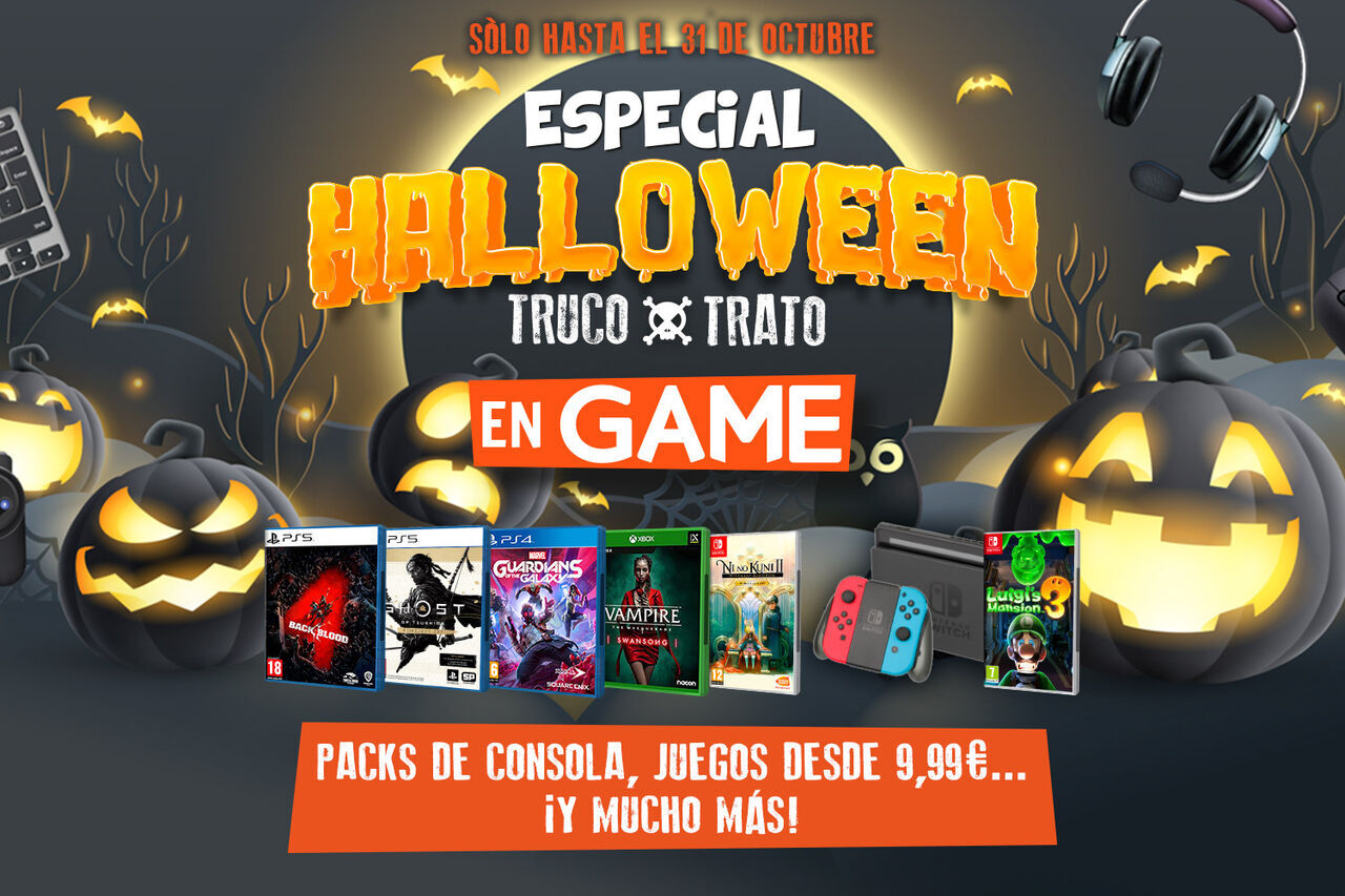 Comienzan las Ofertas Especiales de Halloween en GAME en juegos, packs ...