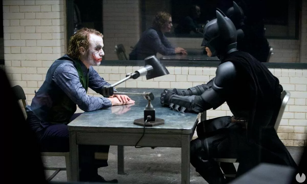 Christian Bale Y Heath Ledger En El Set 16 Ideas De