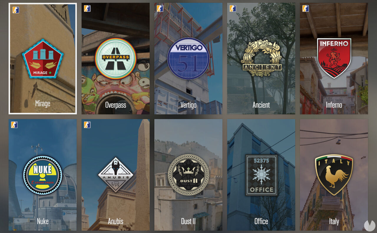 TODOS los mapas de Counter-Strike 2