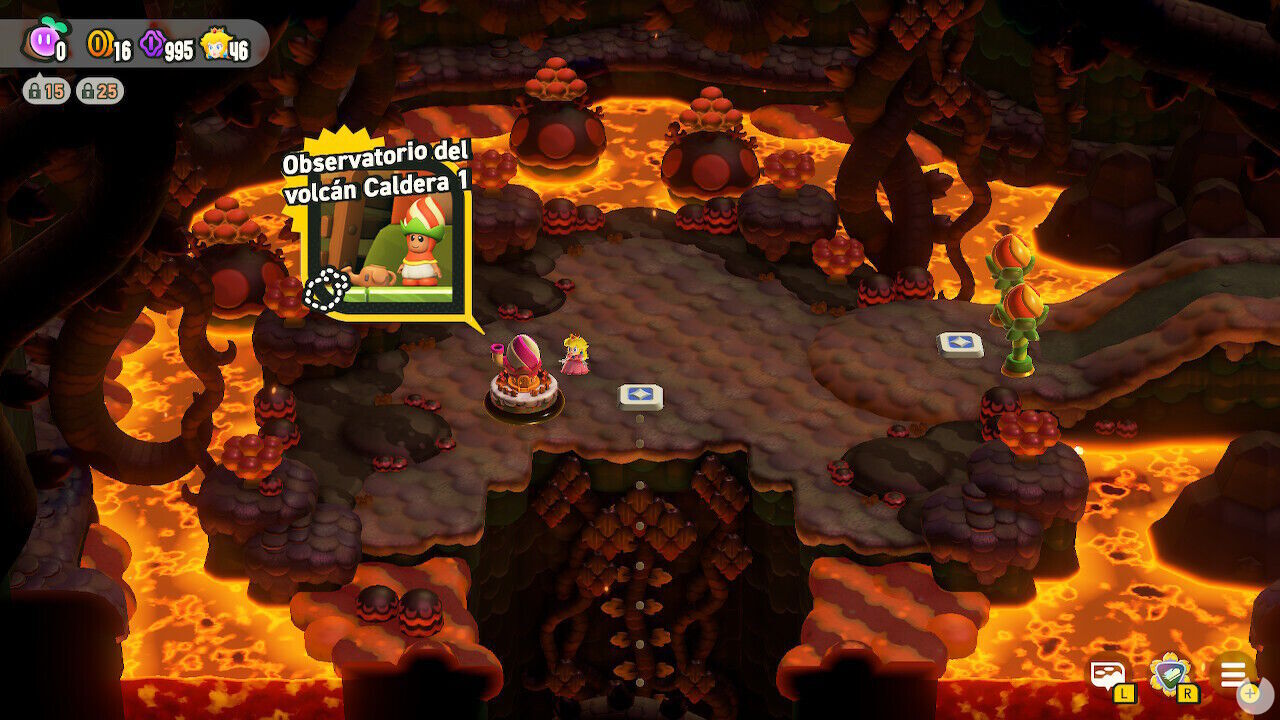 Mundo 6 Volcán Caldera al 100% en Super Mario Bros. Wonder: Niveles y ...