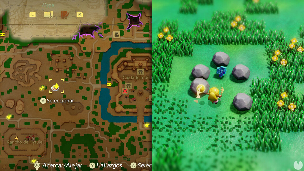 TODAS las piezas de poderilio en Zelda: Echoes of Wisdom y cómo ...