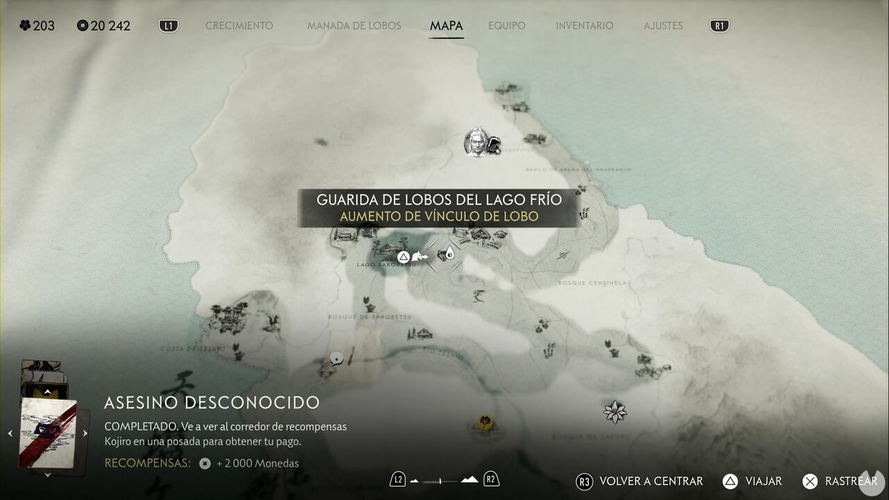 Todas las guaridas de lobos en Ghost of Yotei y localización