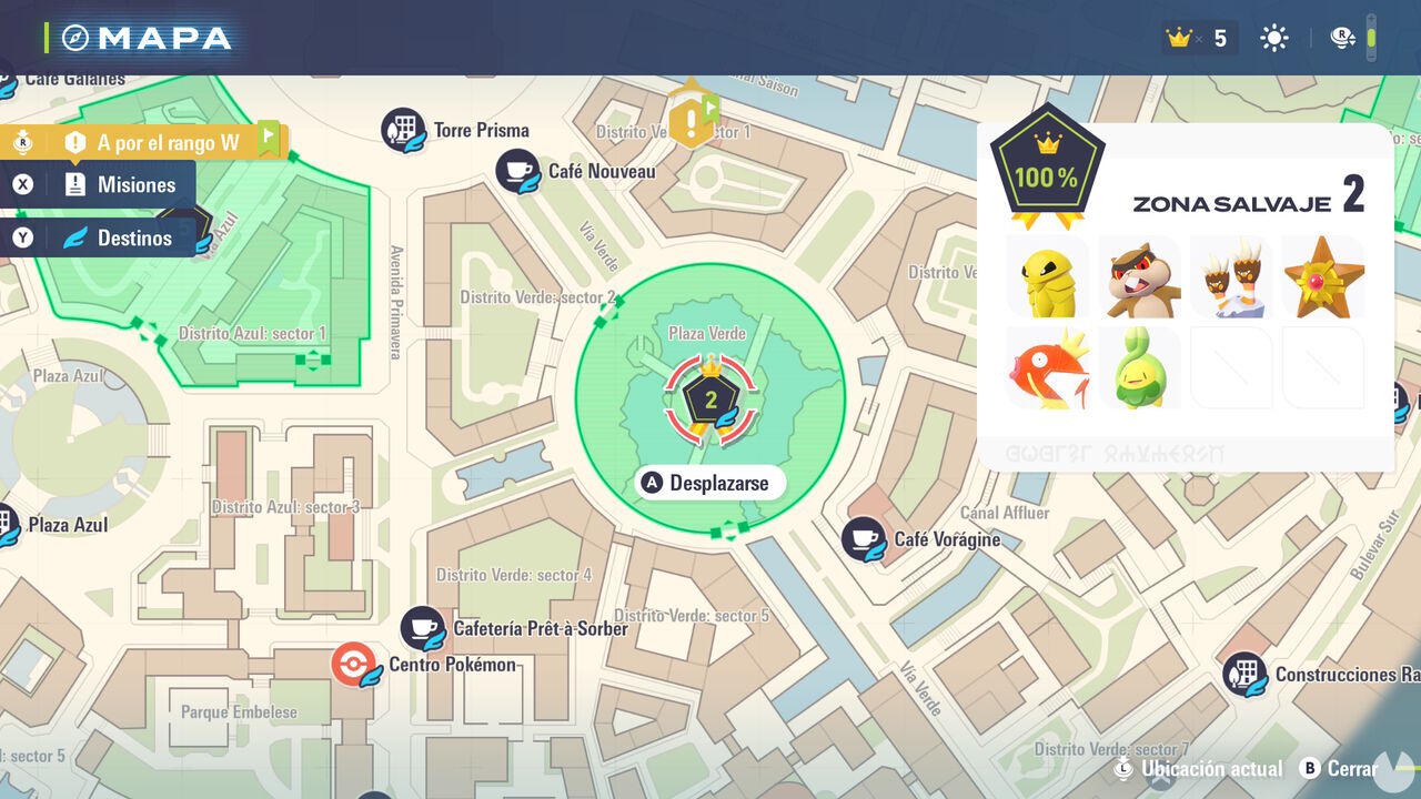 Zonas salvajes de Leyendas Pokémon Z-A: Localizaciones y Pokémon para ...