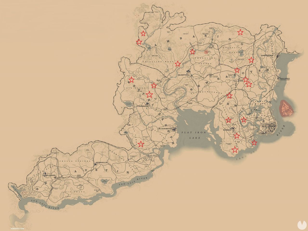 TODAS las Chozas de Red Dead Redemption 2 y dónde encontrarlas