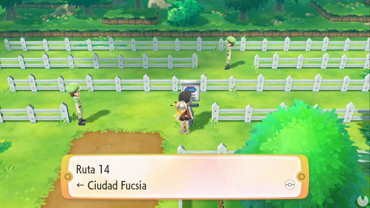 Ruta 14 en Pokémon Let's Go - Pokémon y secretos