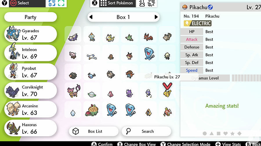 Conocer los IV's y tener Pokémon perfectos en Espada y Escudo