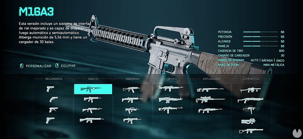 Battlefield 2042: todas armas y cómo desbloquearlas