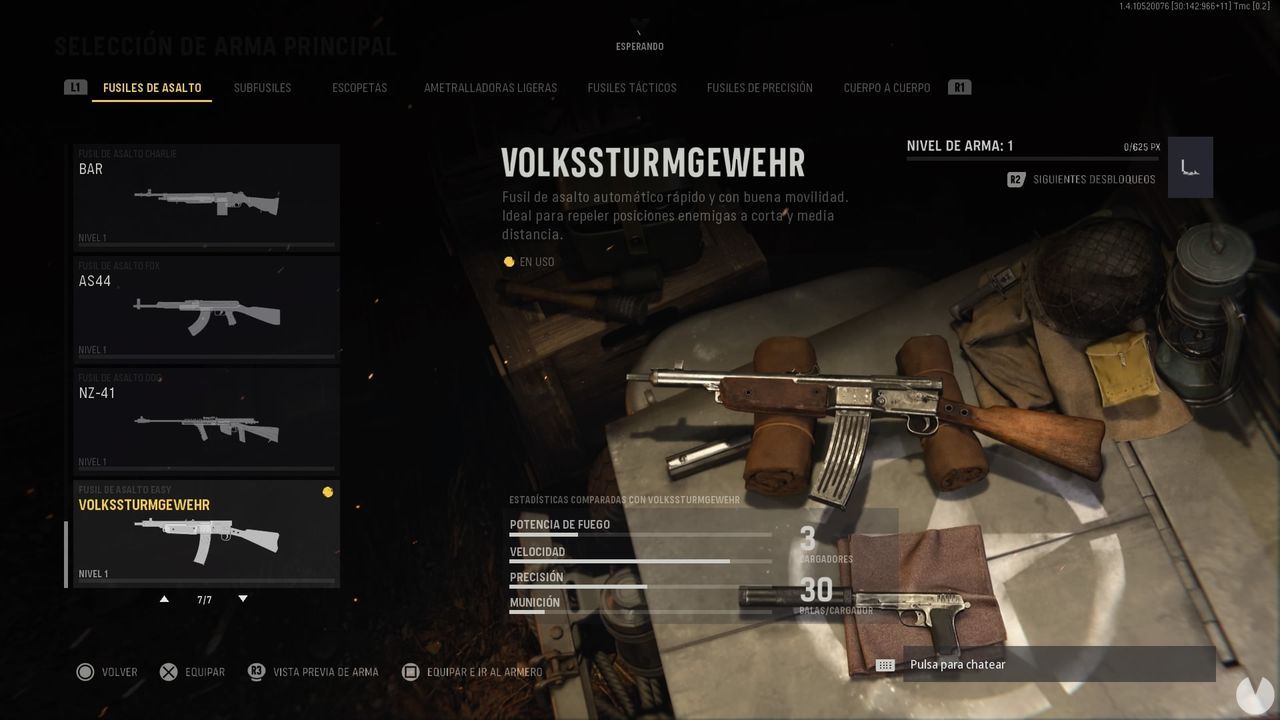 Call of Duty Vanguard: TODAS las armas, categorías y estadísticas