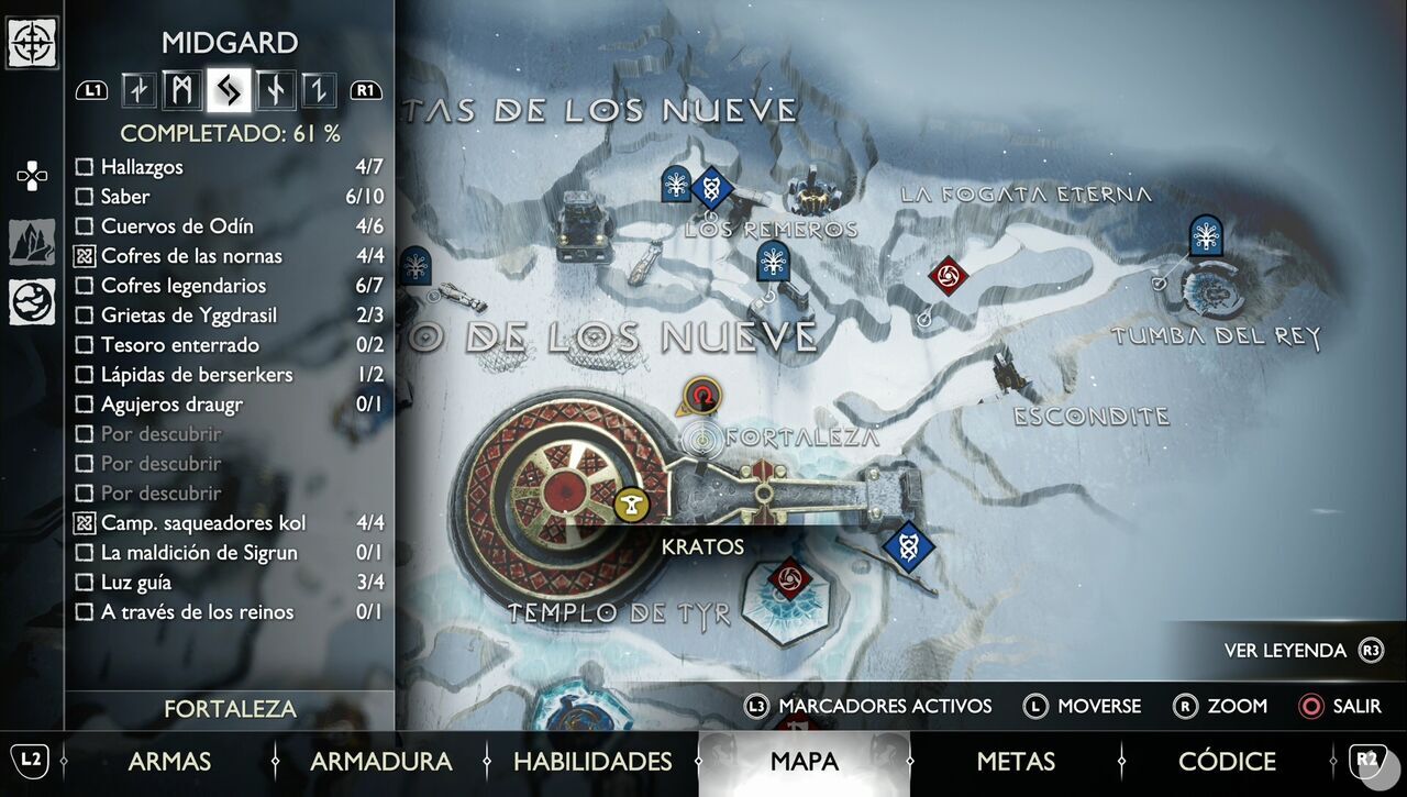 God of War Ragnarok: TODOS los Hallazgos y ubicación