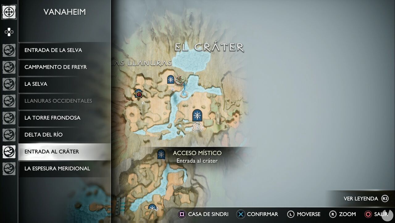 El Cráter en God of War Ragnarok: cómo llegar y completarlo al 100%
