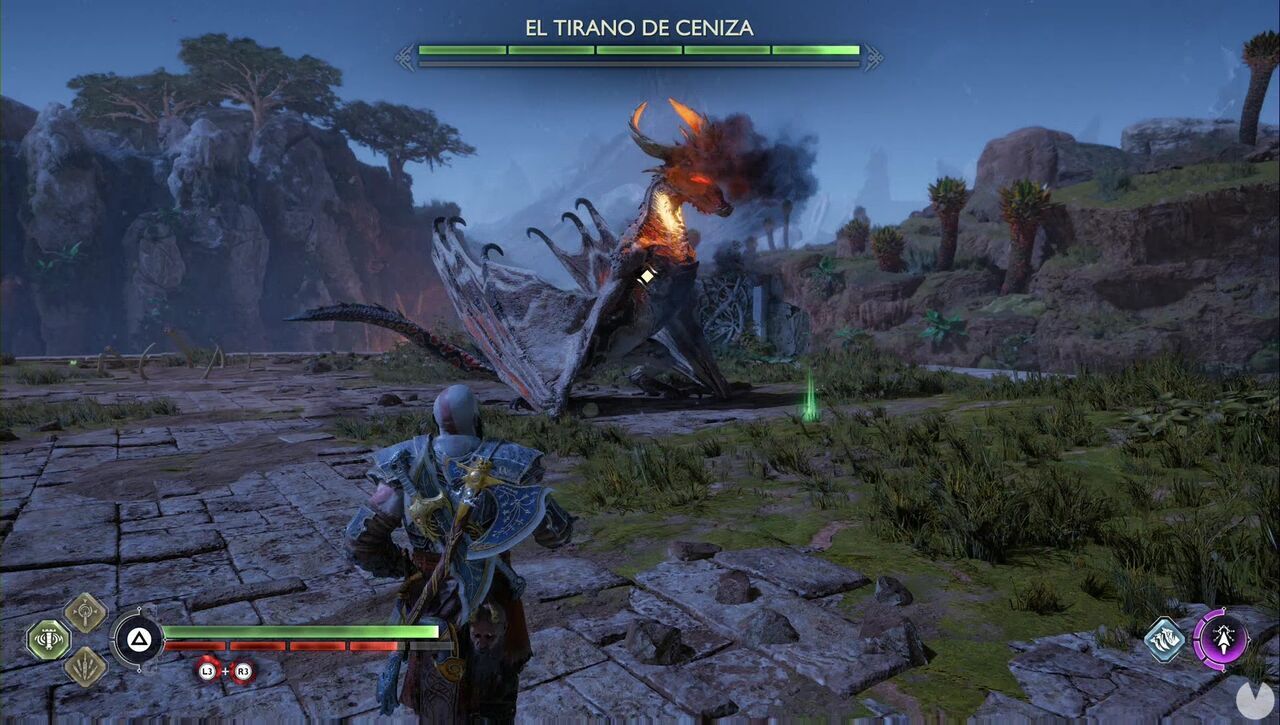 God of War Ragnarok: El cielo ardiente, ubicación, solución y recompensas