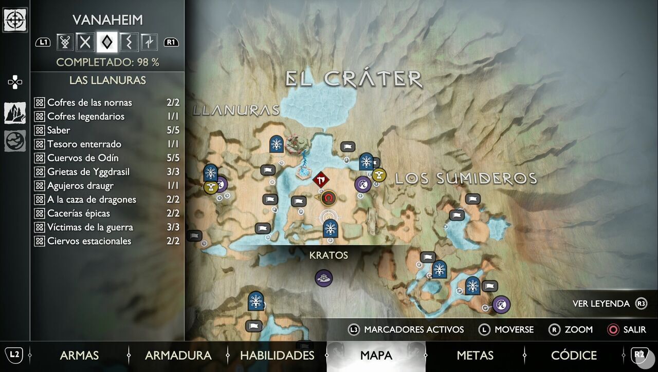 El Cráter en God of War Ragnarok: cómo llegar y completarlo al 100%