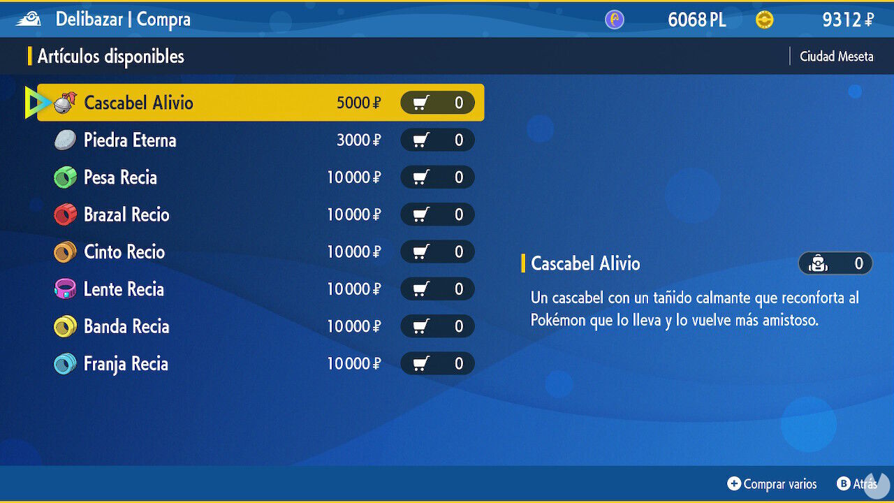 Cómo conseguir el Cascabel Alivio en Pokémon Escarlata y Púrpura