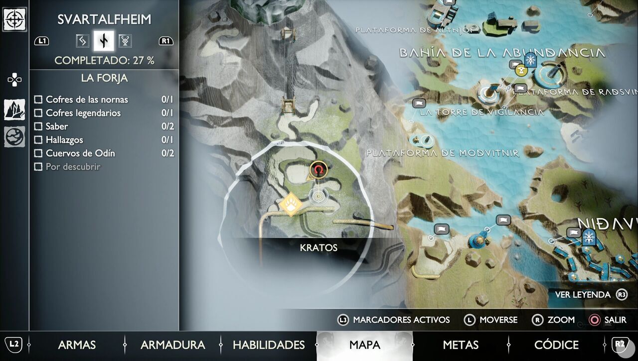 God of War Ragnarok: TODOS los Hallazgos y ubicación