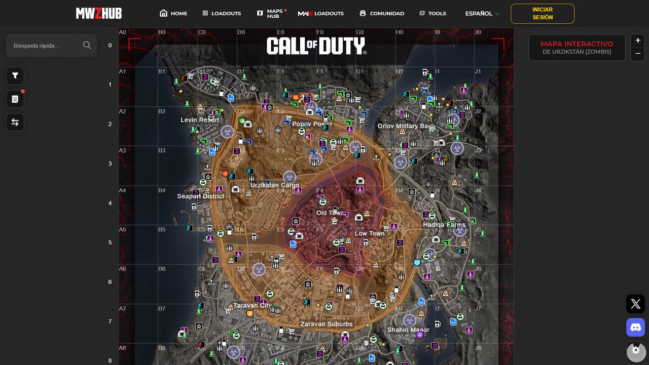 Mapa interactivo de Zombis en CoD Modern Warfare 3 (2023): Armas ...