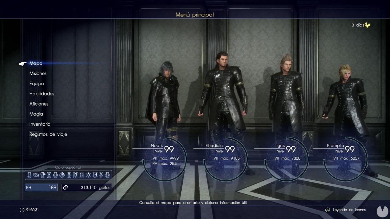 Trucos para subir de nivel fácilmente en Final Fantasy XV