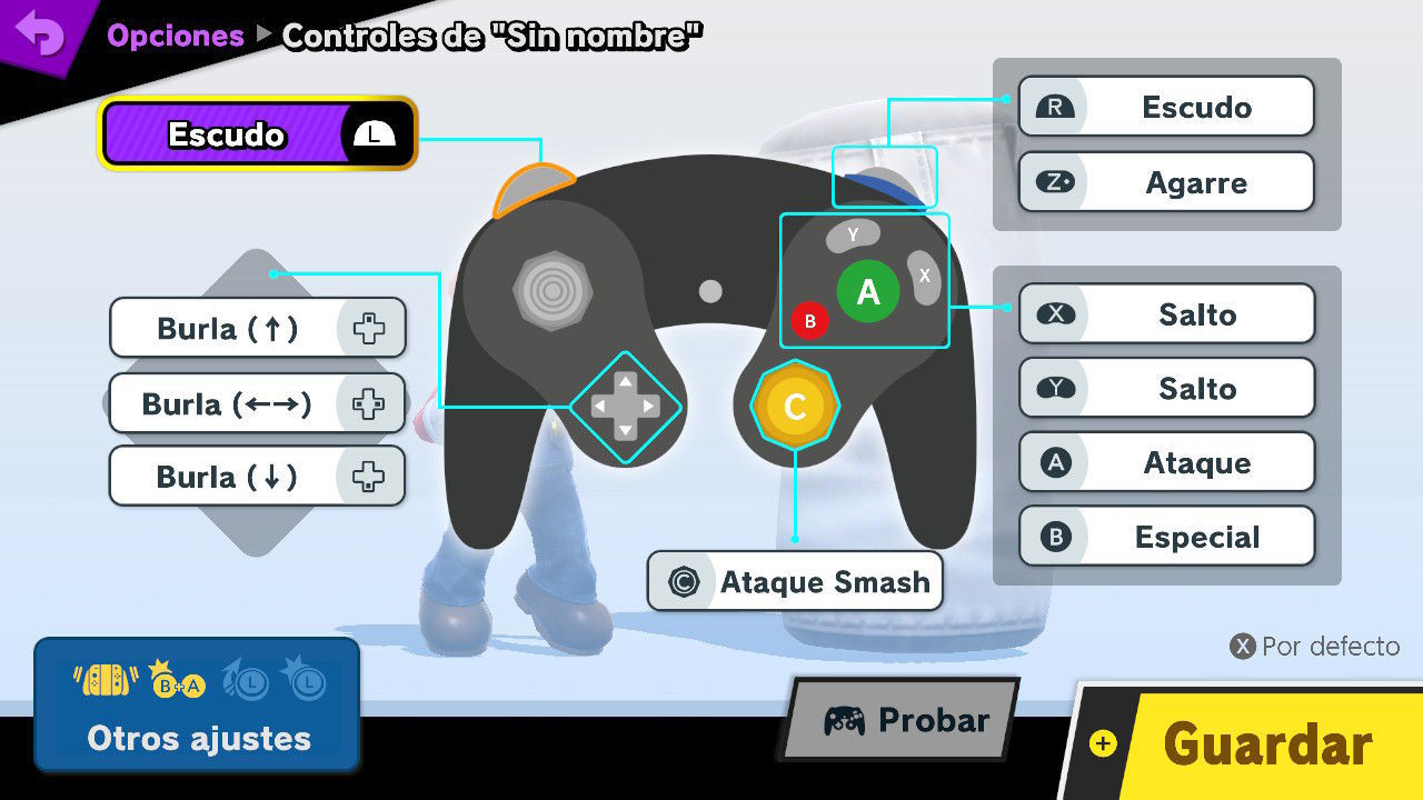 Éstos son los Controles de Super Smash Bros. Ultimate