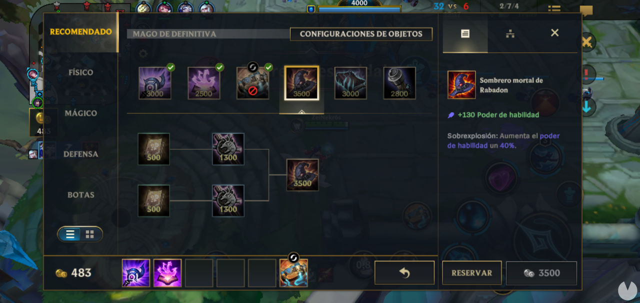 LoL Wild Rift: TODOS los Objetos/Ítems, precios y características