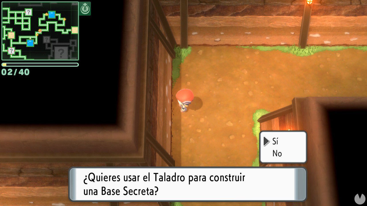 Base secreta y estatuas en Pokémon Diamante Brillante y Perla Reluciente