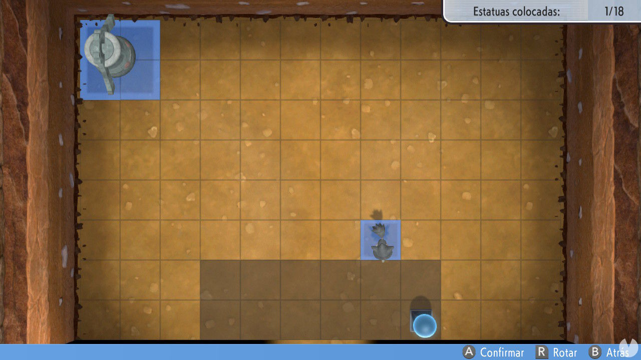 Base secreta y estatuas en Pokémon Diamante Brillante y Perla Reluciente