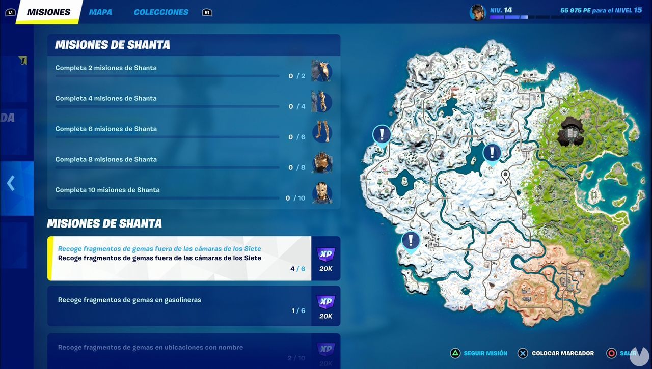 Fortnite C3 T1: TODAS las Misiones - Tipos y cómo completarlas