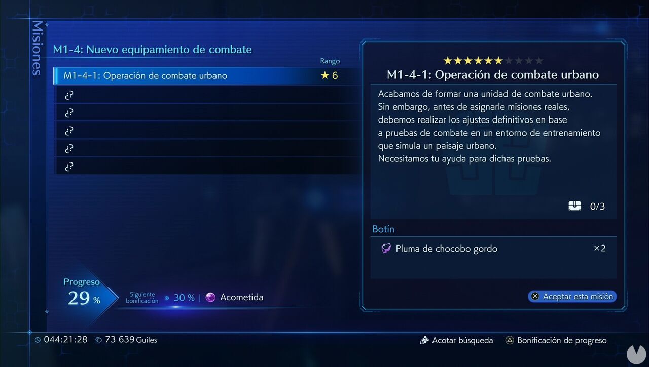 Crisis Core FFVII - Reunion: Compañía Shinra, todas las misiones