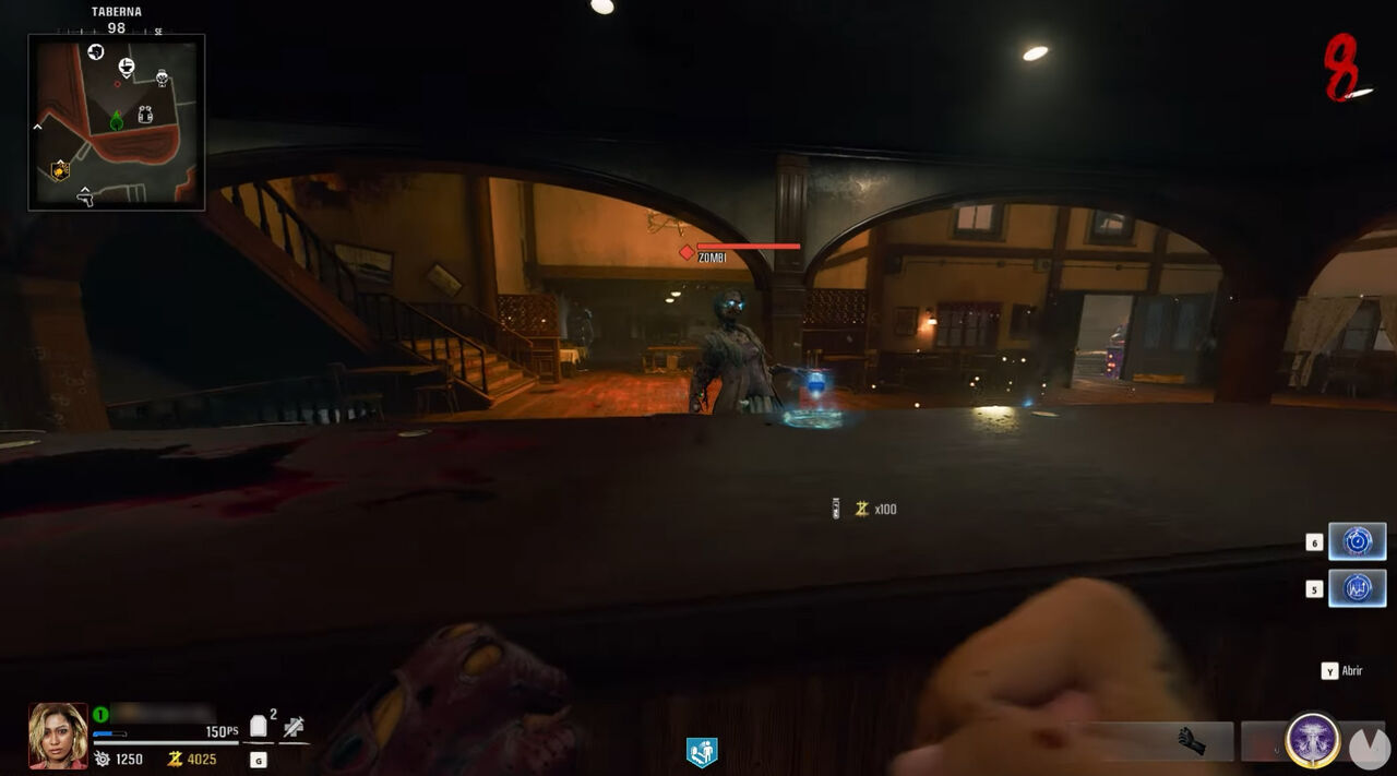 Cómo activar el minijuego del bar en CoD Black Ops 6 Zombis y recompensas
